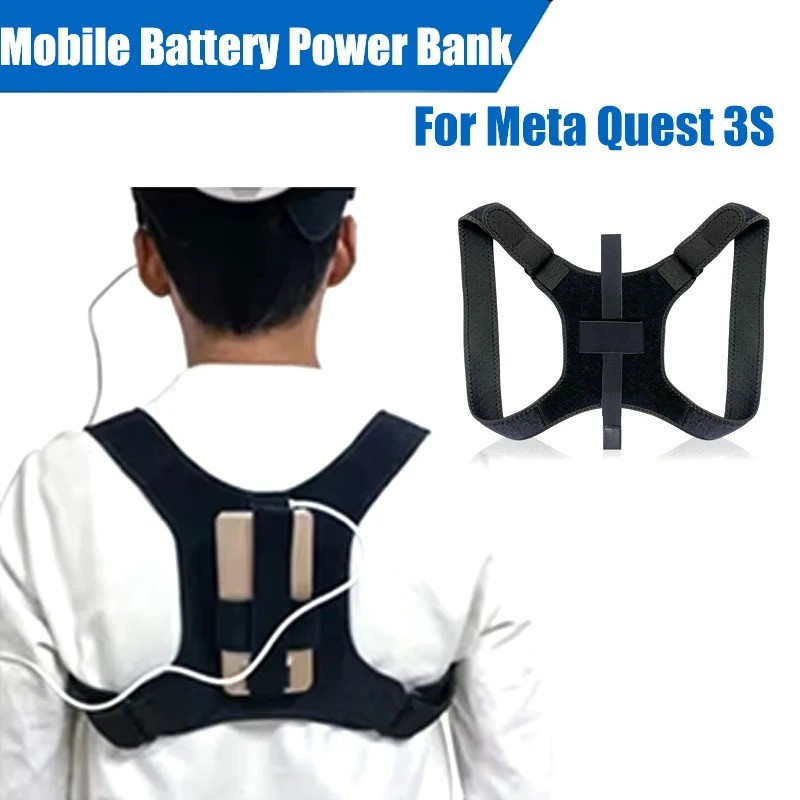 Mobile Battery Power Bank For Meta Quest 3/3S Battery Bracket Holder ...