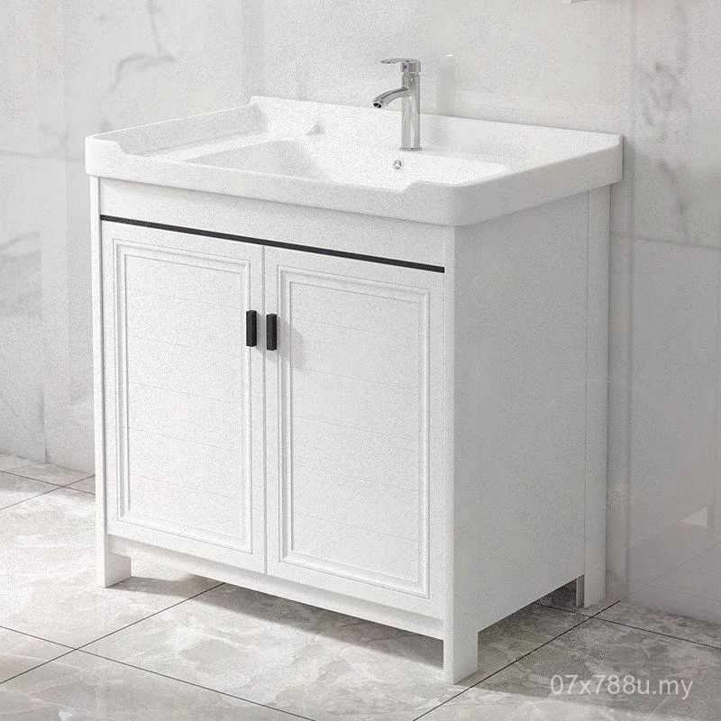 Ruang Aluminium Kabinet Bilik Mandi Berdiri Lantai Kabinet Sinki ...