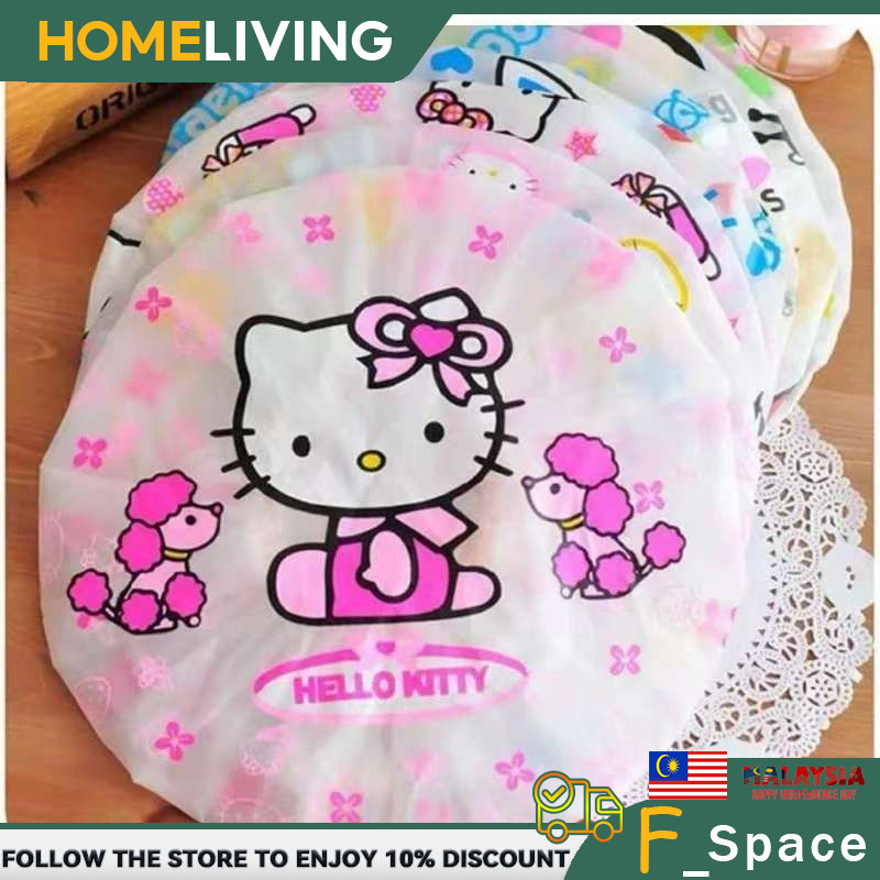 Hello Kitty Bathing Cap Doraemon Cute Cute Cartoon Bath Shower Cap ...