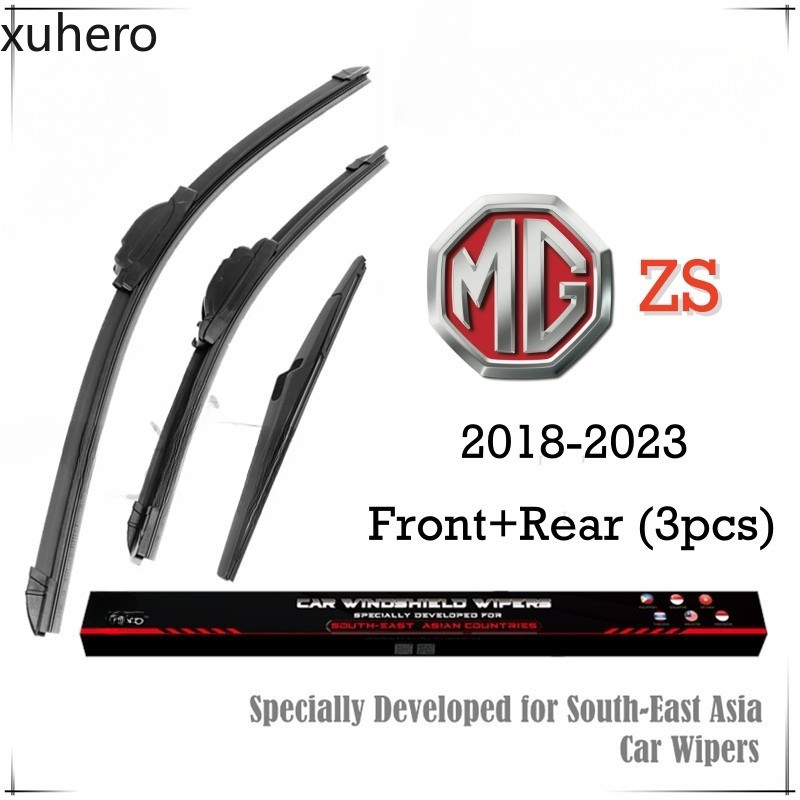 (Front+Rear 3pcs) MG ZS Wiper Blade Set for 2018 to 2023 model Z S SUV ...