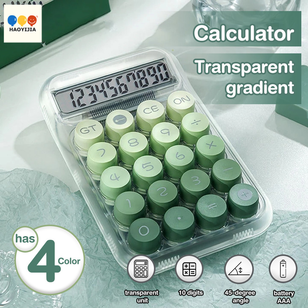 Candy Calculator Mechanical Pastel Colour Cute Portable Calculater ...