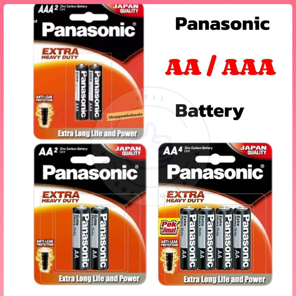 PANASONIC EXTRA HEAVY DUTY AA/AAA | Shopee Malaysia