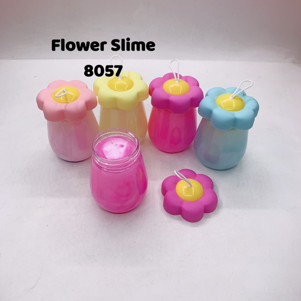 YOUQI Cute Flower Colourful Slime Cystal Mud Slime/Push Toys/Diy Making ...