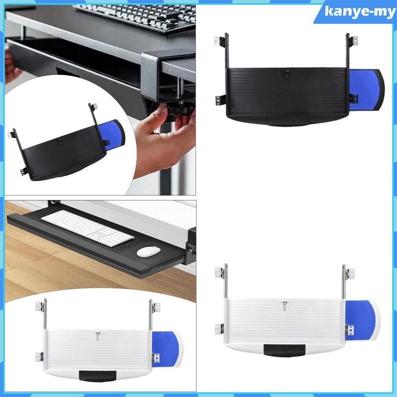 [KY] Large Keyboard Tray under Desk, Pull Out Slide Out Computer Drawer ...