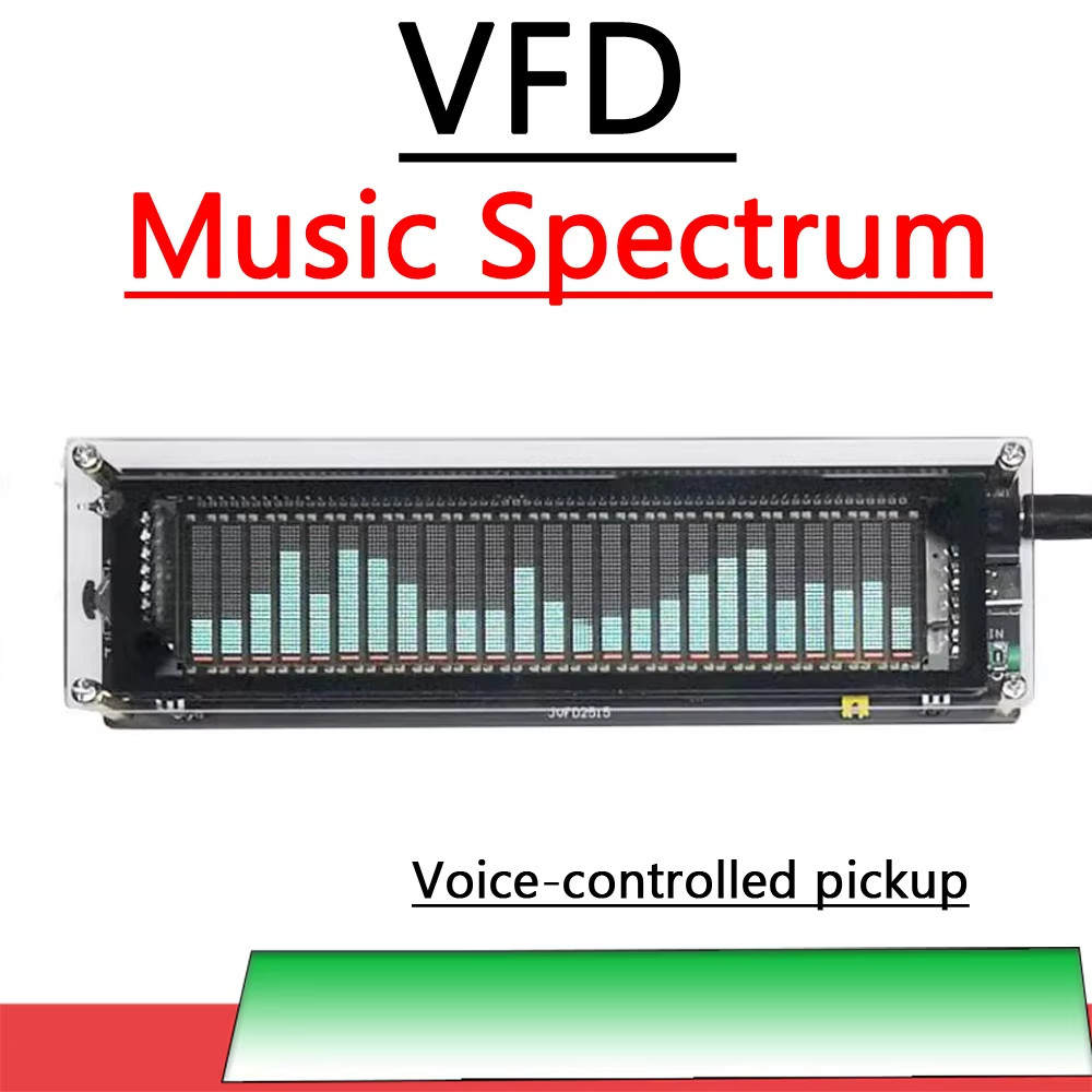 VFD Music Spectrum CLOCK Display Level Indicator rhythm Analyzer Audio ...