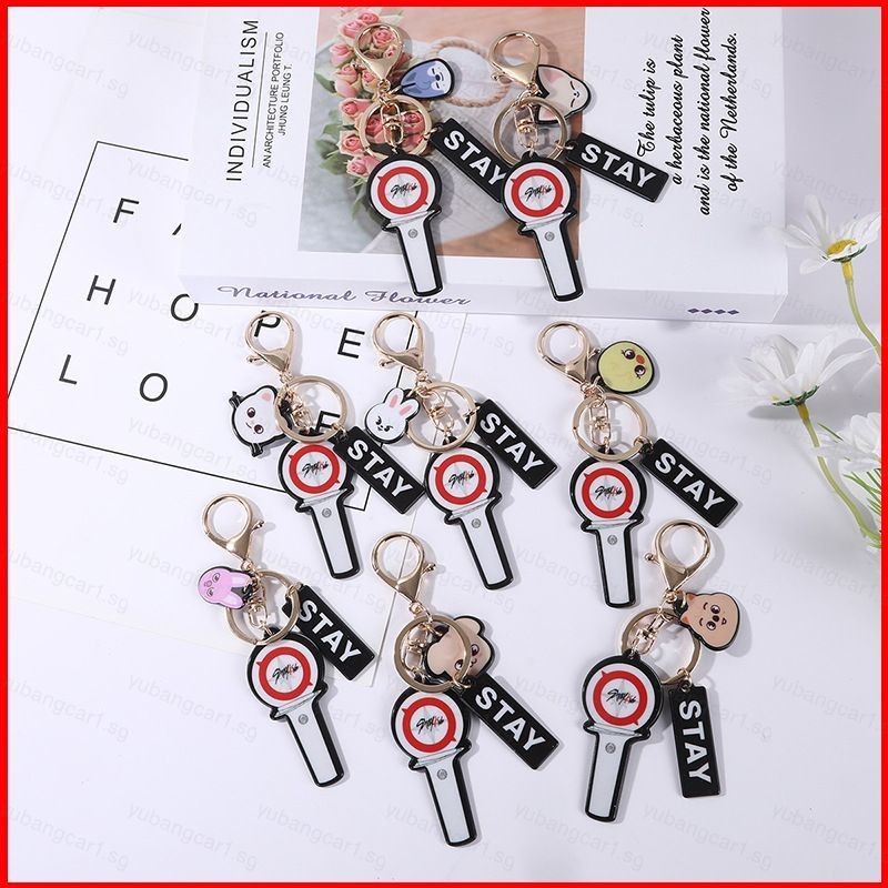 yu1 Stray Kids Acrylic Support Stick Keychain Backpack Pendant Bang ...