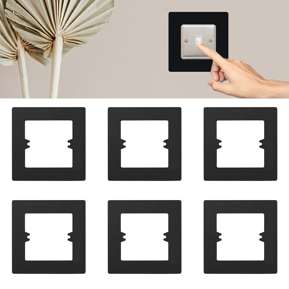 【SWTDRM】Sleek Design Light Switch Surrounds Set of 6 to Upgrade Your ...