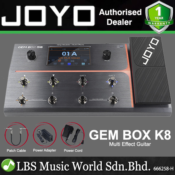 Joyo GEM BOX K8 Multi Guitar Effect Processor and Amp Modeller with ...