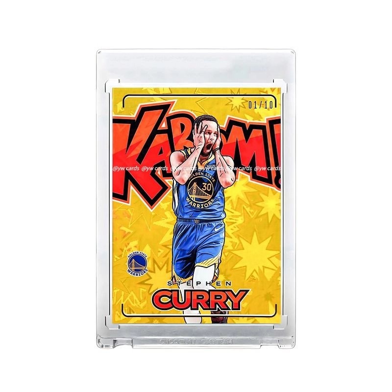 Curry kaboom Signature Star Card Burst Gold 10 Edition Unofficial NBA ...