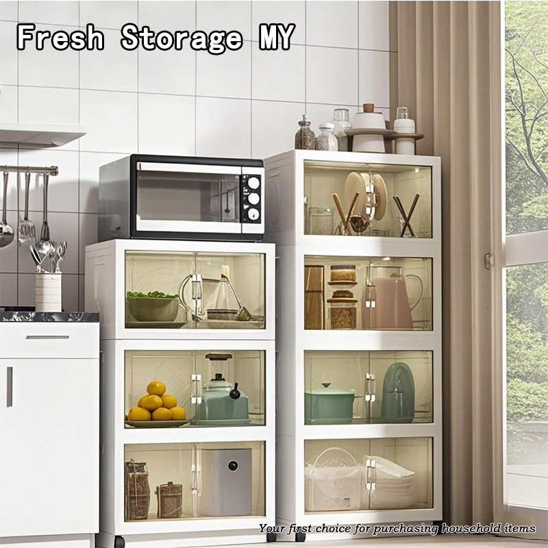 Multipurpose Kitchen Storage Cabinet Kabinet Dapur Waterproof Durable ...