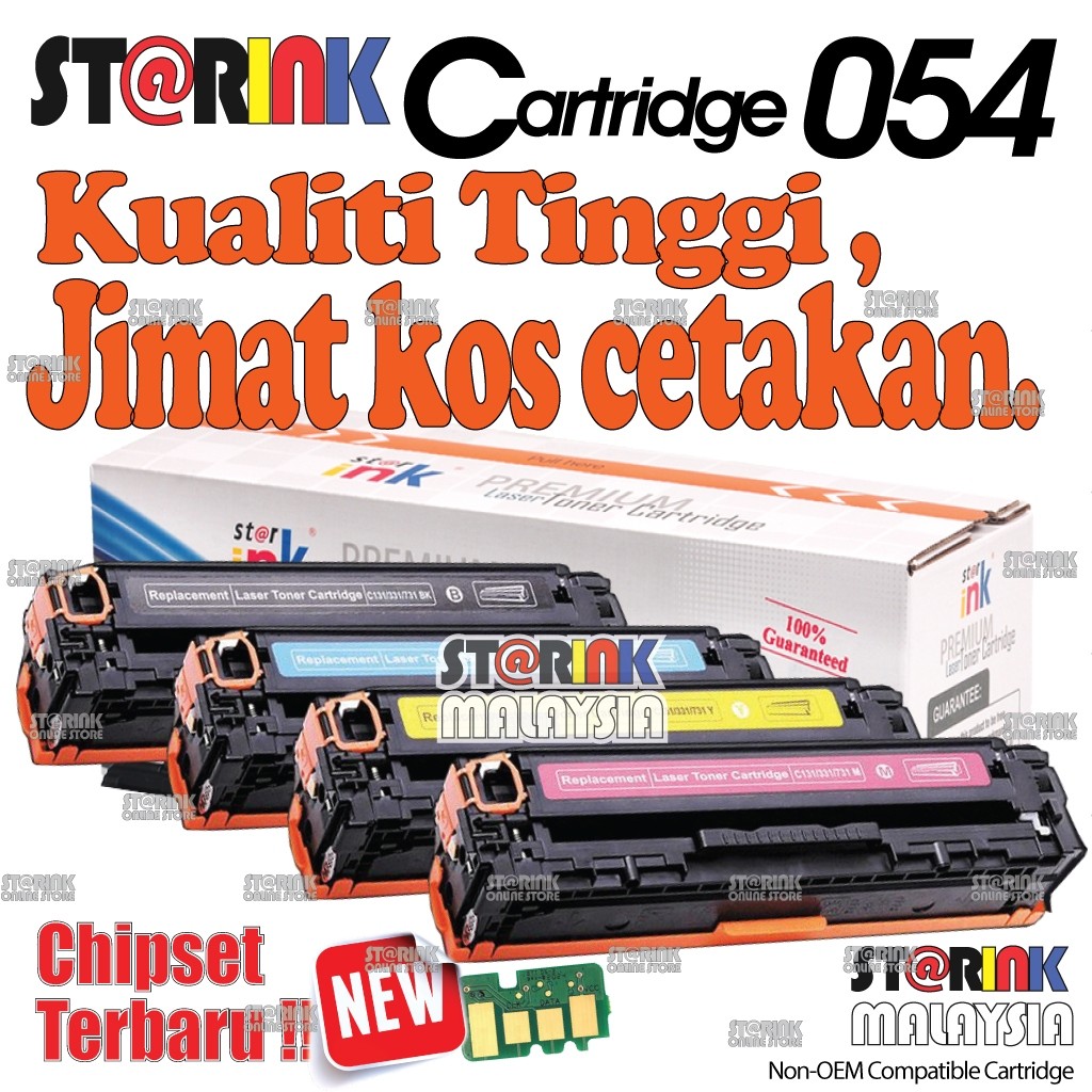 Compatible Canon Cartridge 054 CRG054 LBP 620C 621Cw 623Cdw LBP621Cw ...