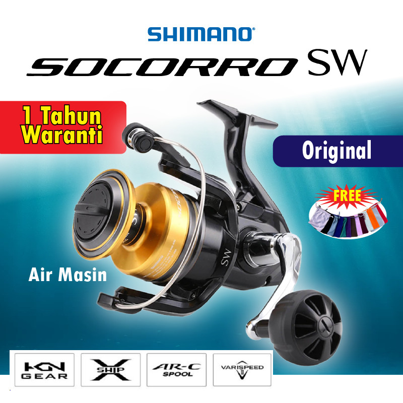 Shimano Socorro SW 21 Spinning Original Import Warranty 1 tahun Air ...