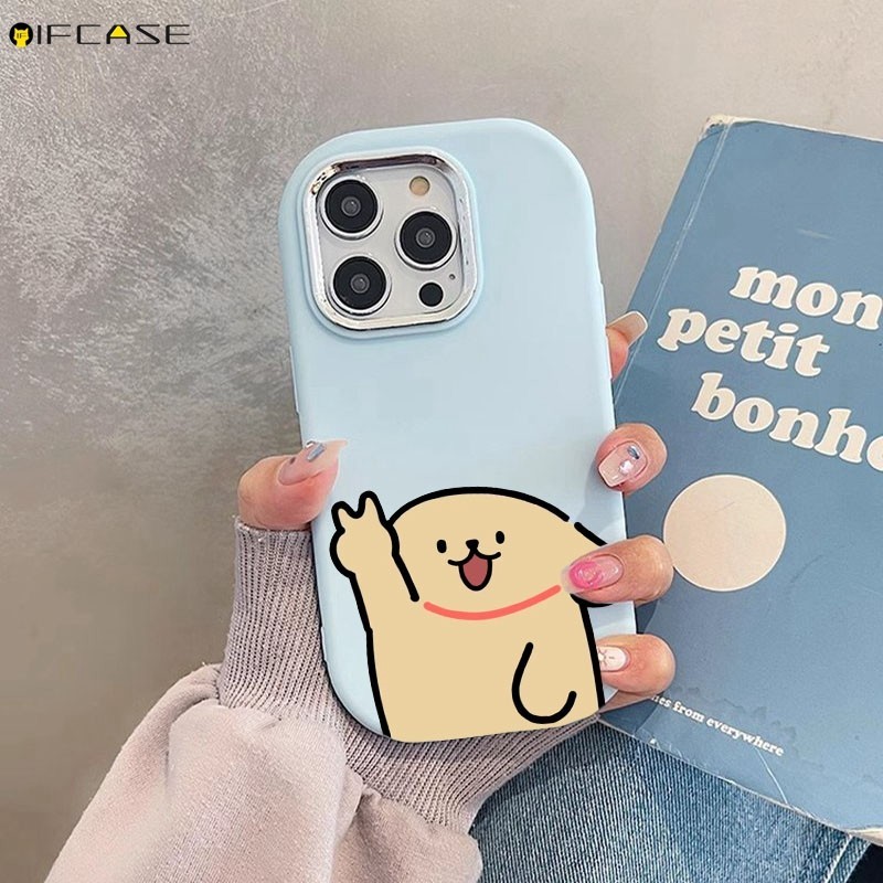 For Vivo X100 Pro X90 X80 X70 X60 Phone Case ins Cute Line Dog Puppy ...