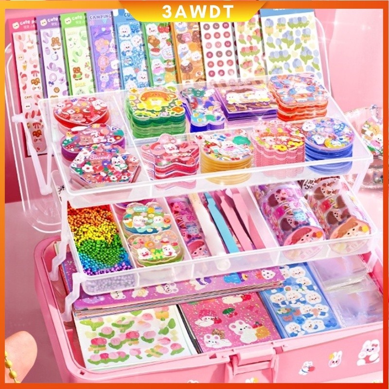 GANTUNGAN 425pcs Set Gooka Sticker Set Cute Kids Gift Scrapbooking ...