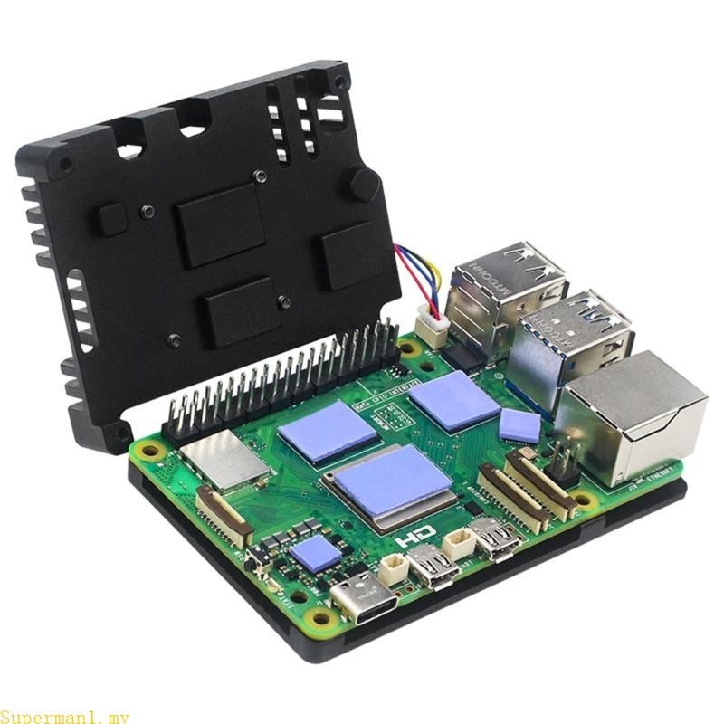 Best For RPI5 Metal Cover Enclosure Passive Cooling Aluminum Case ...