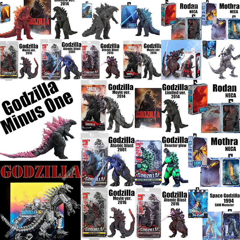 Godzilla Minus One 2023 New Action Figure Godzilla Mothra Rodan NECA ...