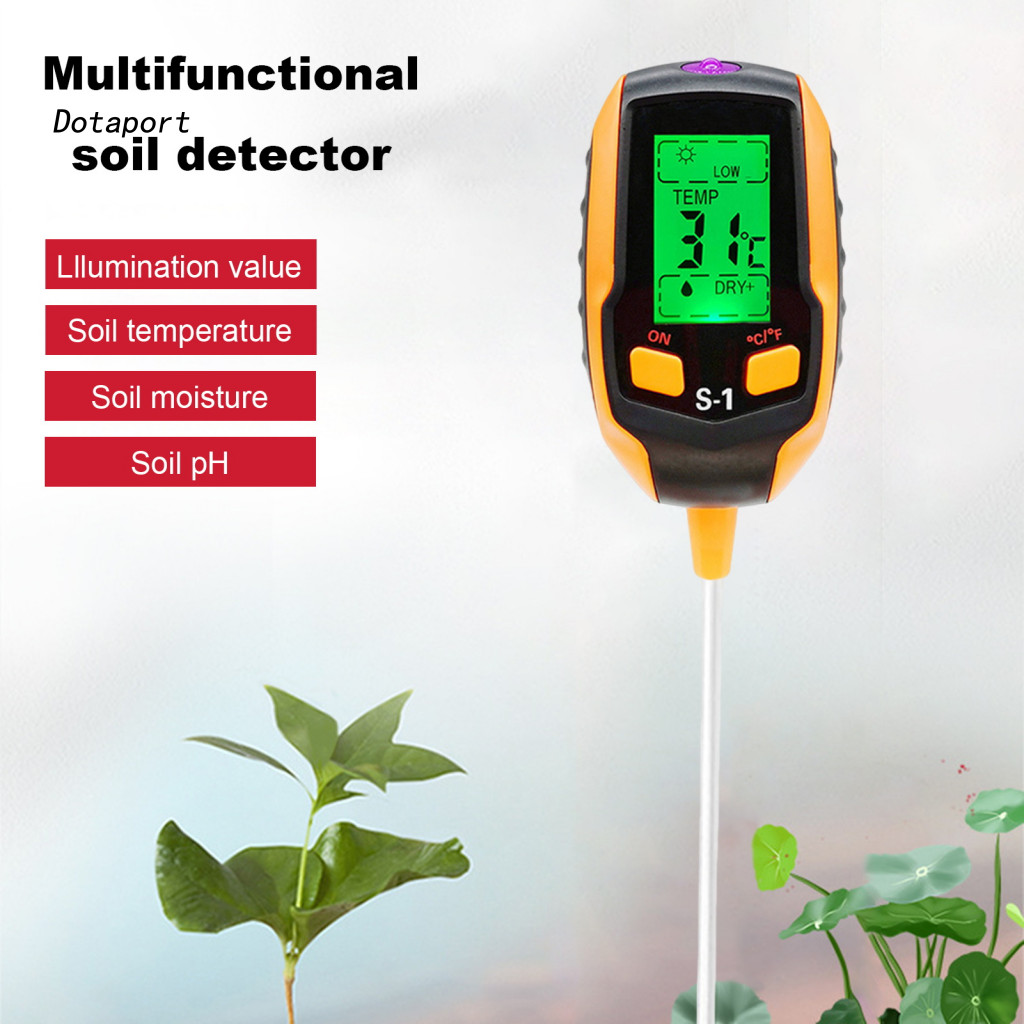 KDDT- Soil Health Analyzer High-precision Soil Detector 4-in-1 Soil ...