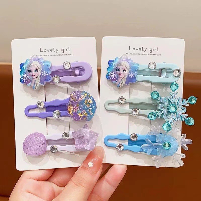 Princess Elsa Hairpin Headdress Children Hairpin Side Broken Hairpin ...