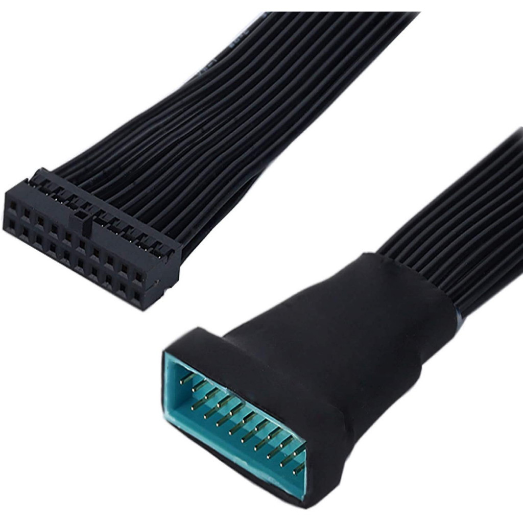 USB 3.0 Header Extension Cable, JoyReken Low Profile USB 3.0 Internal ...