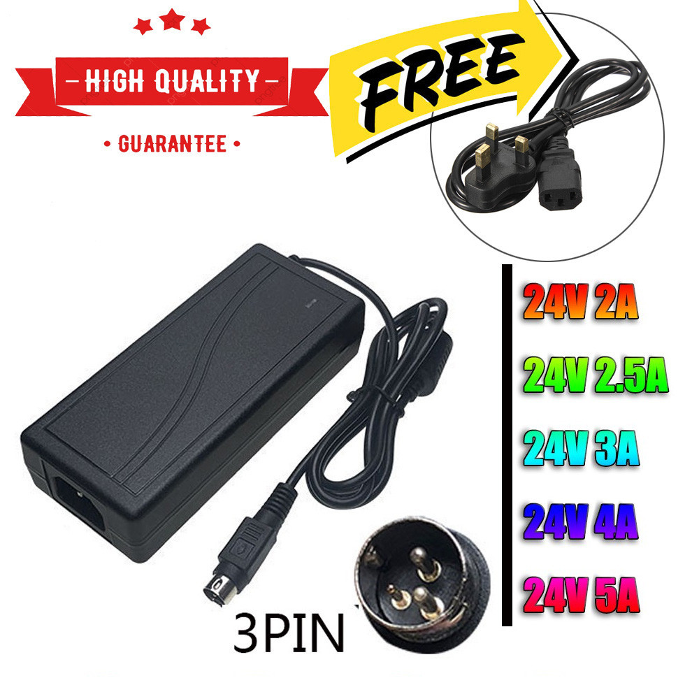 24V 3 Pin 1.5A / 2A / 2.5A / 3A / 5A / 3Pin Thermal Receipt Printer ...