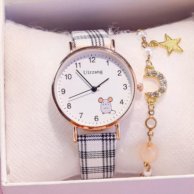 Influencer Cute Cartoon Little Mouse Watch Female Children Students ...
