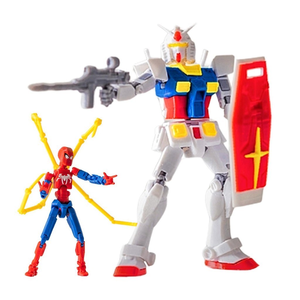 Gundam Action Figure Robot 3D Printed Spider Man Action Robot ...
