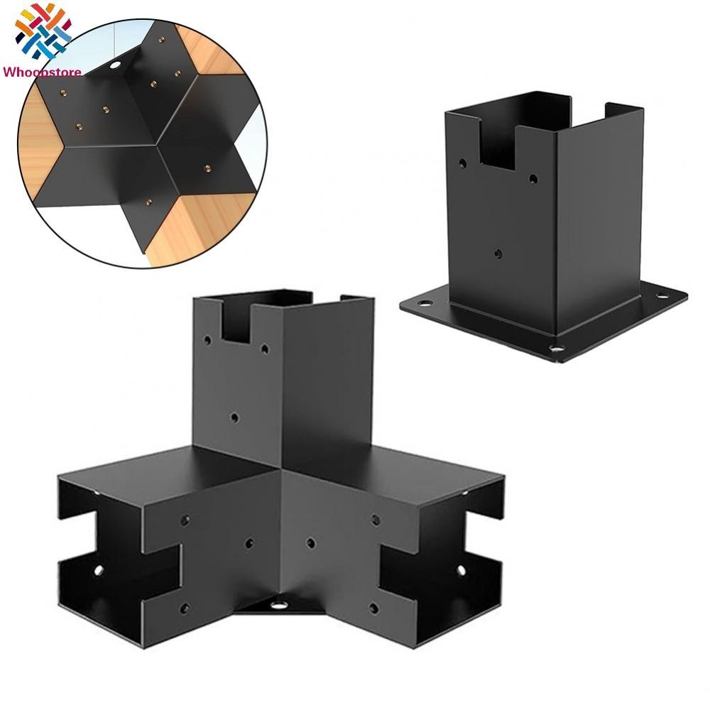 WHOOPS~Pergola Post Base Elevated Stand Right Angle Corner Bracket ...