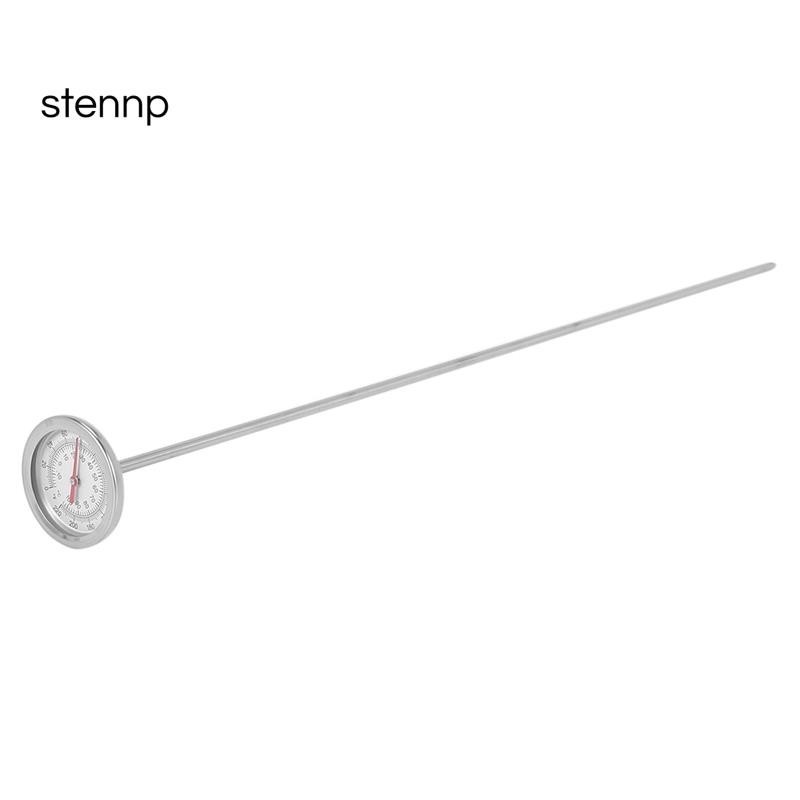 Long Stem Compost Soil Thermometer - Fast Response Stainless Steel 20 ...