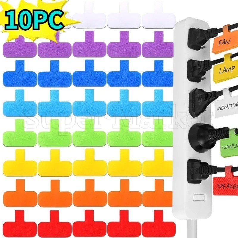 [ Featured ] Write-on Label Velcro - Reusable, Coloured - Self-adhesive ...