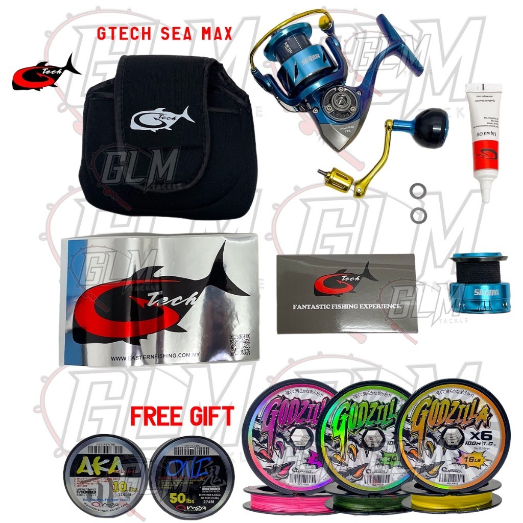 GTECH SEA MAX SW SPINNING REEL NEW 2500HG 4000PG 4000HG 5000HG | Shopee ...