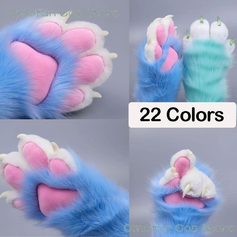 Fursuit Cosplay Paws Gloves Cosplay Accessories Furry Cosplay Paws ...
