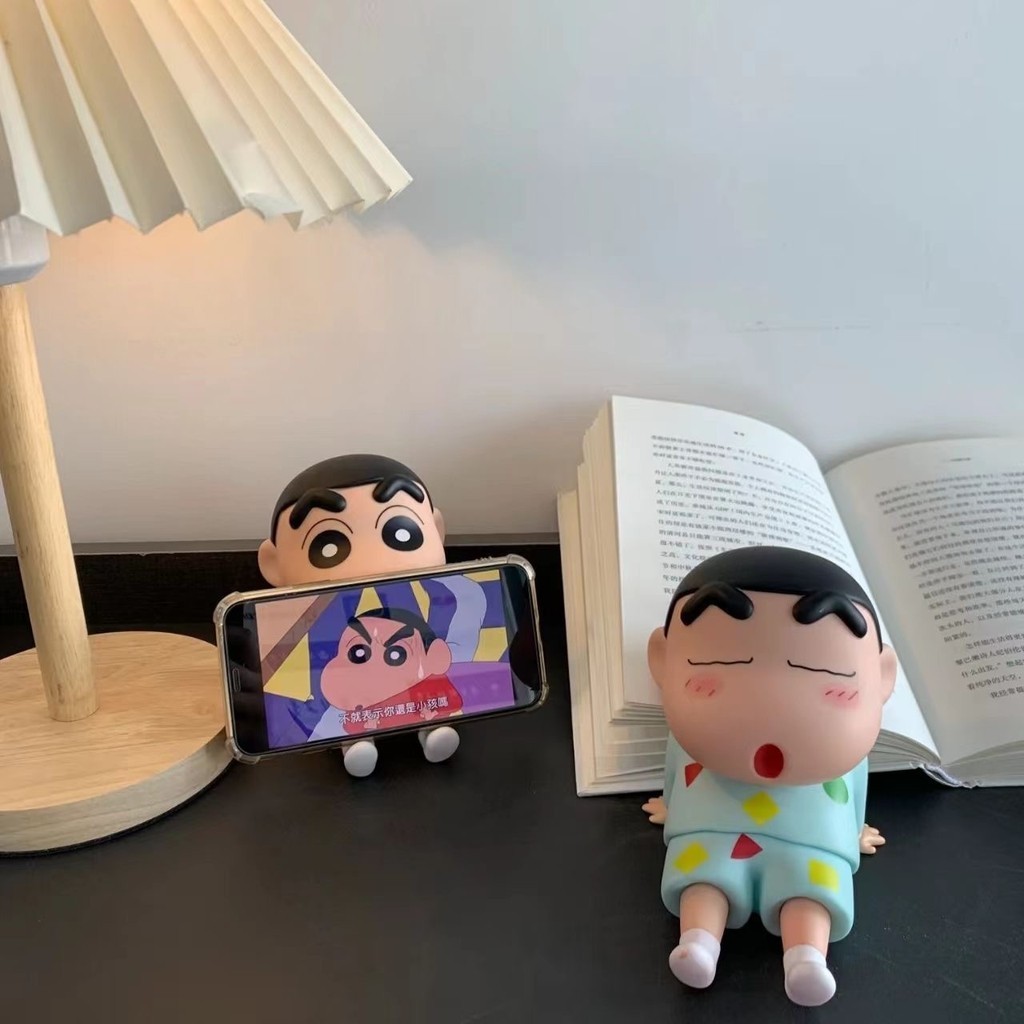 Crayon Shin-chan Lazy Phone Holder Stand Mount Nohara Shinsuke Action ...