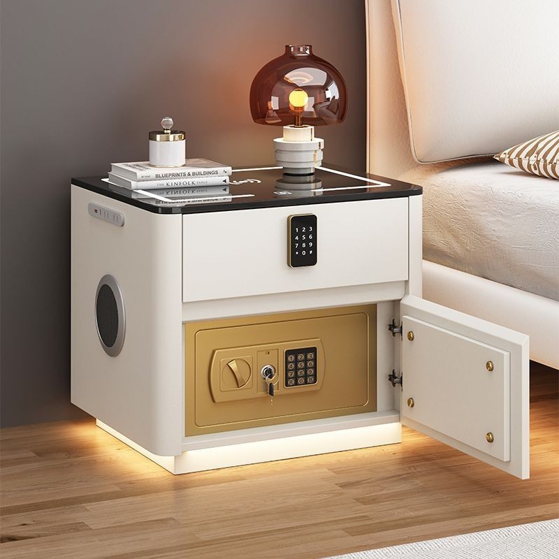 Smart Safe Bedside Table Wireless Integrated Home Bedroom Multi ...