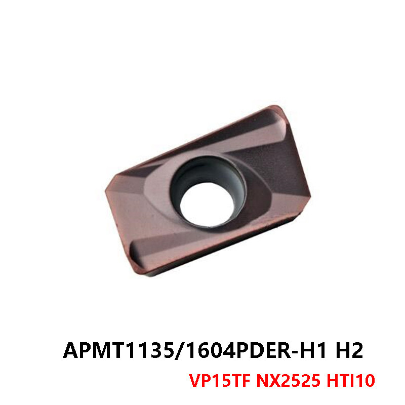 Original APMT APMT1135PDER H2 H1 VP15TF NX2525 APMT1604PDER Carbide Inserts Lathe Tools Turning ...