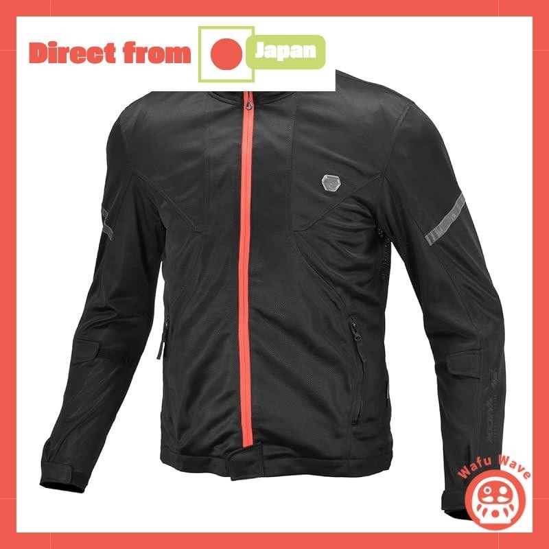 [KOMINE] Motorcycle Pro-Tect Full Mesh Jacket Neo JK-162 07-162 Men's Black/Red M 【Direct from ...