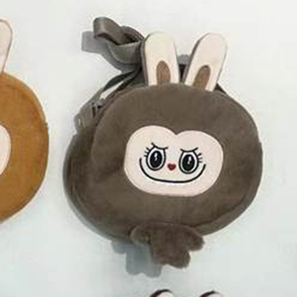 Cartoon Labubu Plush Crossboday Bag Kawaii Popmarts Monster Kid ...