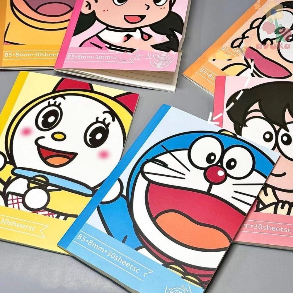 AVUKA Doraemon Notepads, Cute Diary Kawaii B5 Notebooks, Weekly Planner ...
