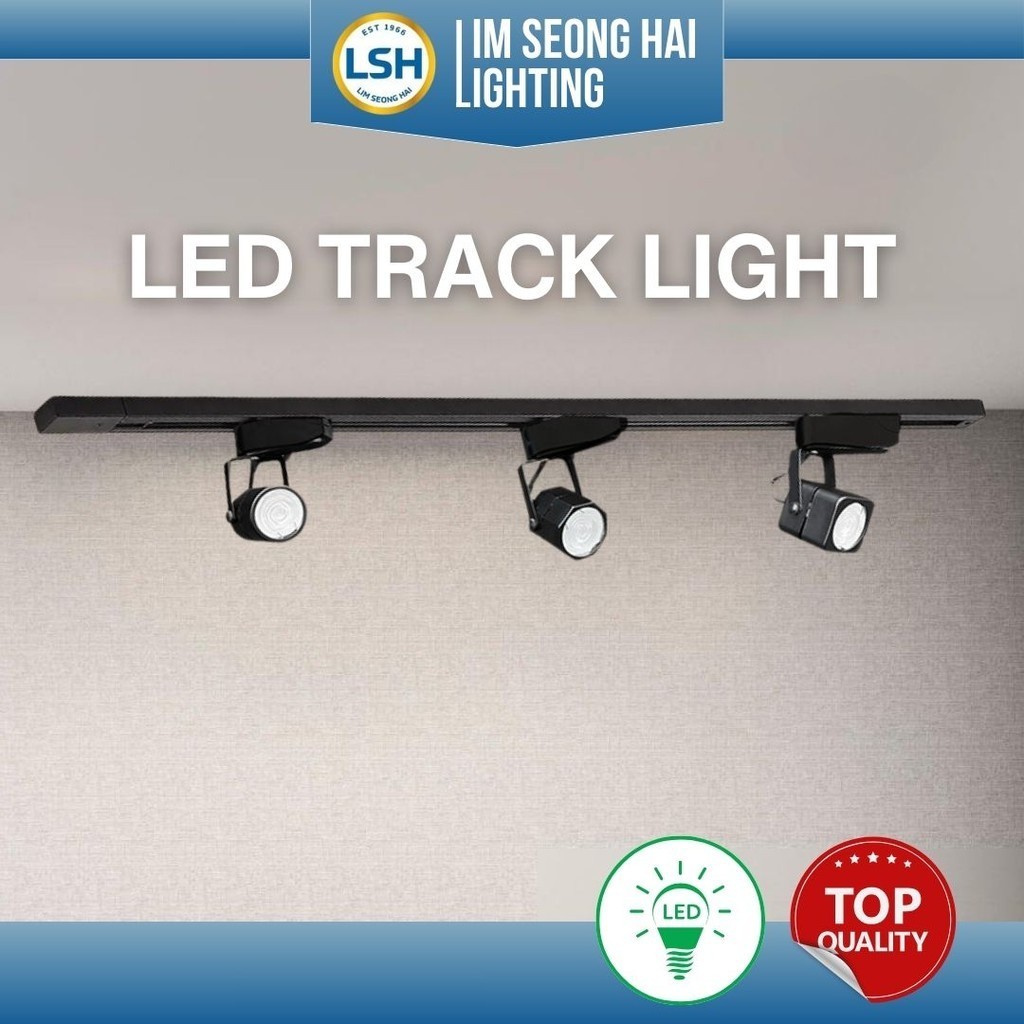 LED TRACK LIGHT (1 SET ) MODERN SPOTLIGHT ADJUSTABLE RAIL TRACK CEILING ...