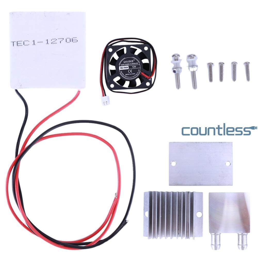 TEC1-12706 Thermoelectric Peltier Modules Reusable Water Cooler Cooling System [countless.my ...