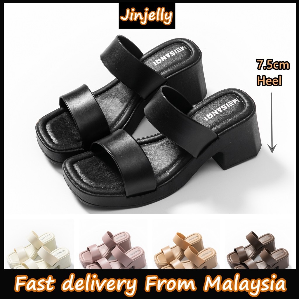Women's High Heels Sandal Tinggi Wanita Heel (2317-1) | Shopee Malaysia