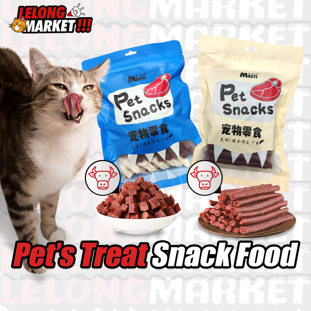 Masti Beef Cube & Beef Sticks Cat Dog Snack Pet Snack Cat Dog Treat ...