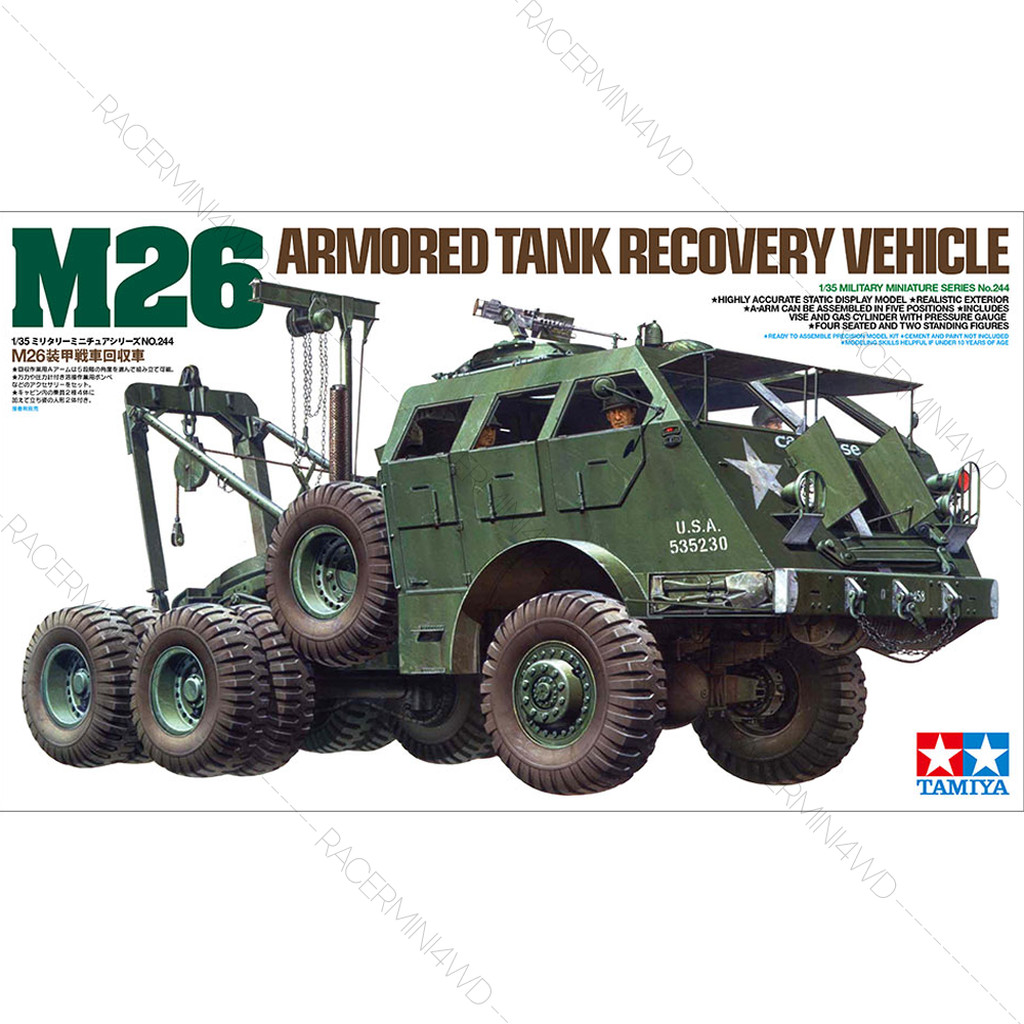 TAMIYA 35244 1/35 M26 Armored Tank Recovery Vehicle | Shopee Malaysia