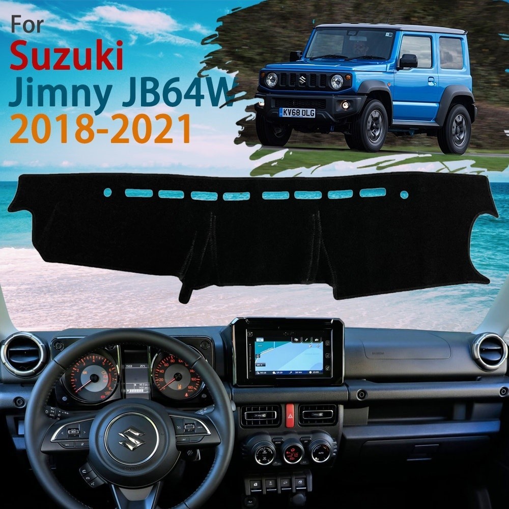 Inner Dashboard Cover Pad Avoid Light Cushion Anti-UV Anti-slip for Suzuki Jimny JB64W JB74W ...