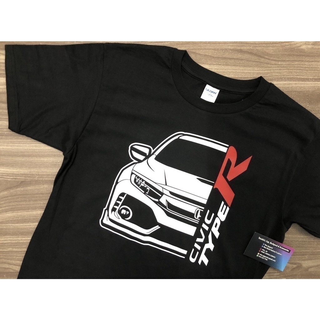 Honda 2024 fashion Civic FK8 FK8R TYPE R FRONT (Black Tshirt) | Shopee ...