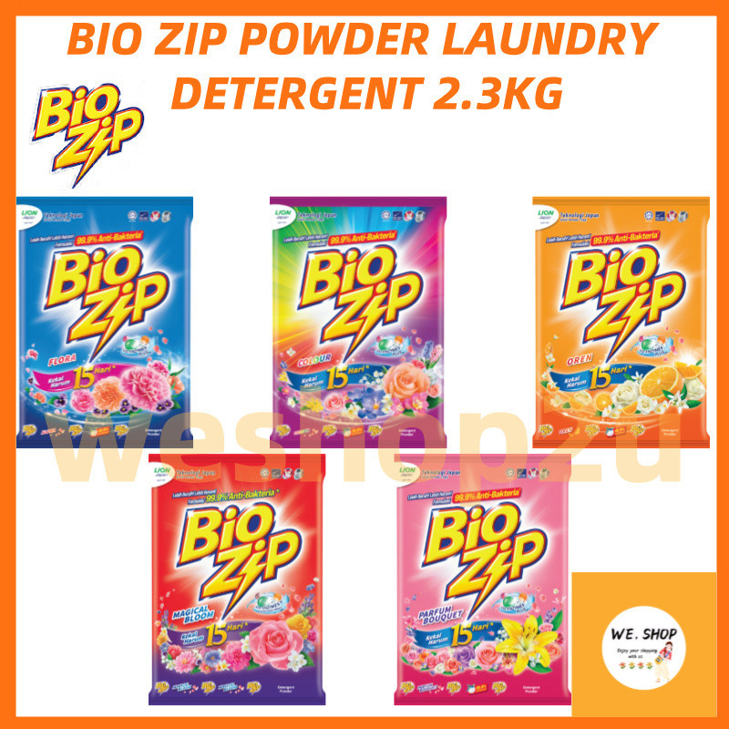 READY STOCK!!! Bio Zip Powder Laundry Detergent 2.3Kg (Magical Bloom ...