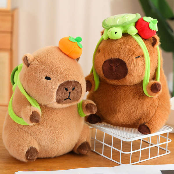 plushie cat plushie duck plushie cute Comel Kapibala Doll Runny Nose ...