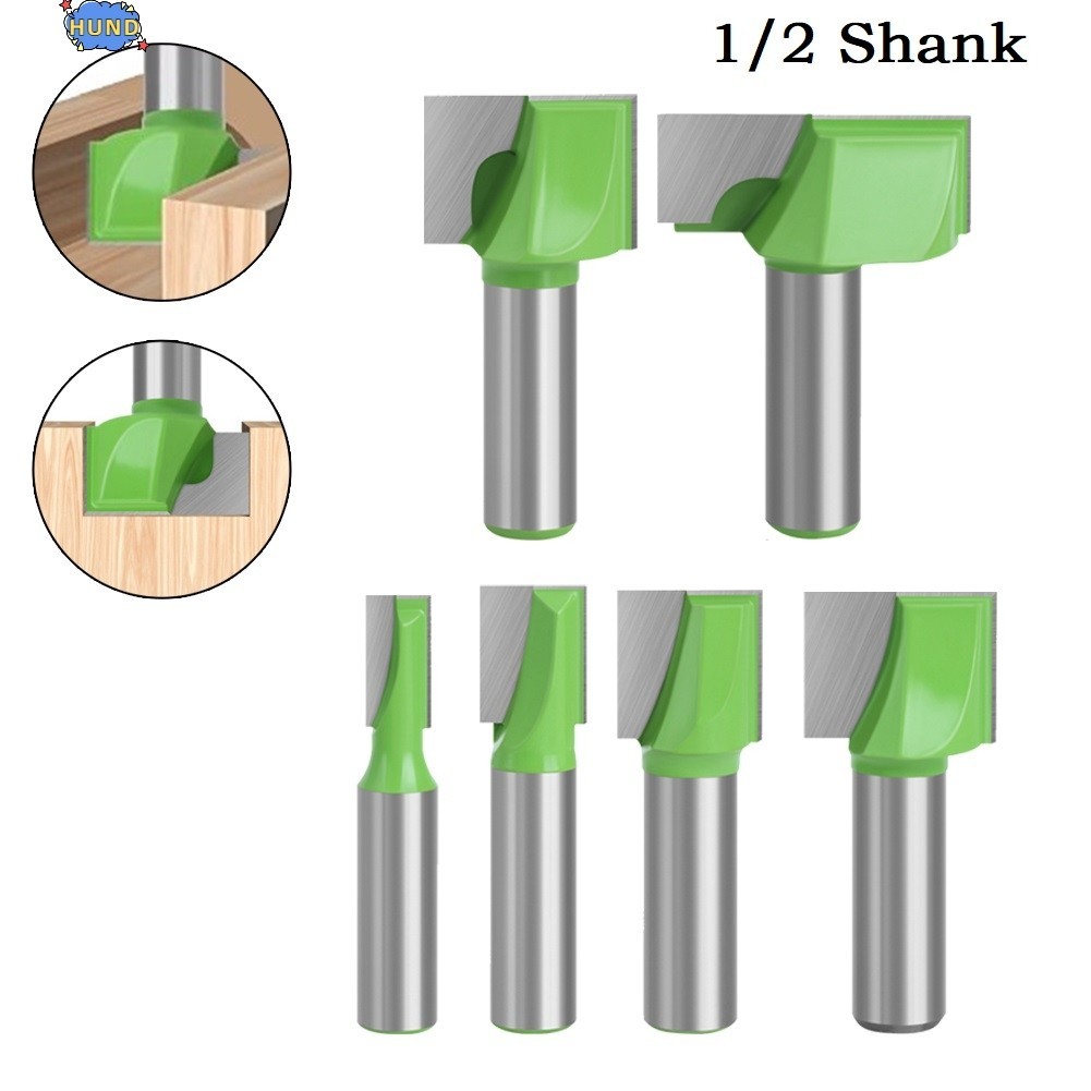 1PC 12.7mm Shank Cleaning Bottom Router Bit Milling Cutter Engraving ...