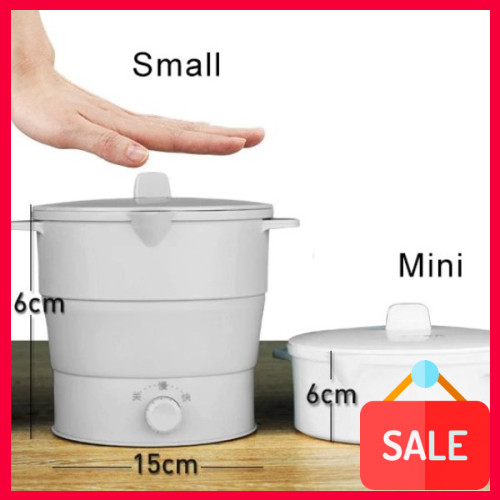 [ Local Ready Stock ] Portable Folding Electric Pot Travel Cooking Pot ...