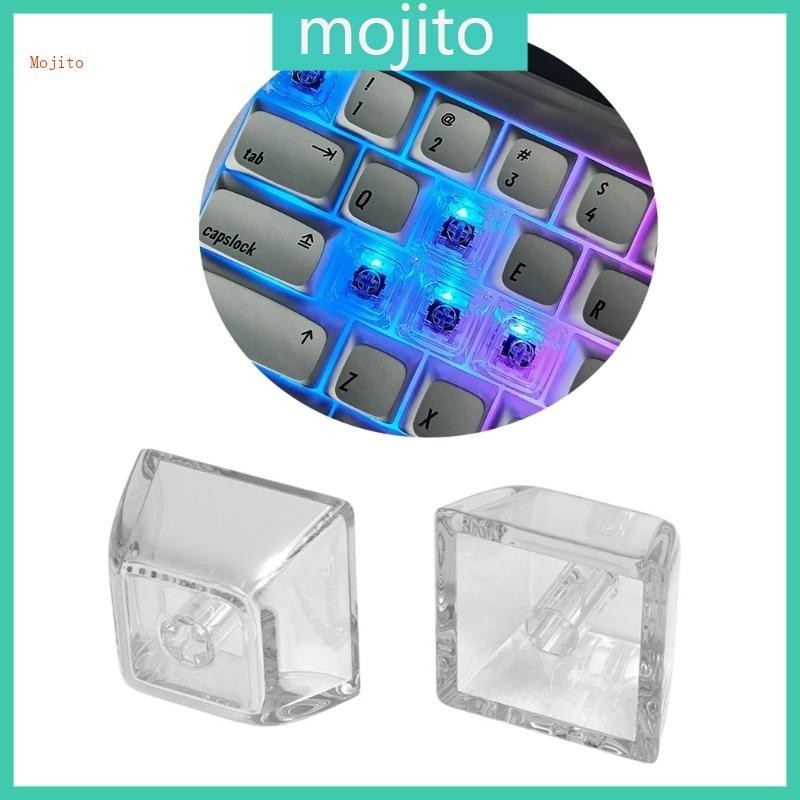 Mojito 10Pcs Transparent PC Keycaps XDA Height 1U 1X Mechanical ...
