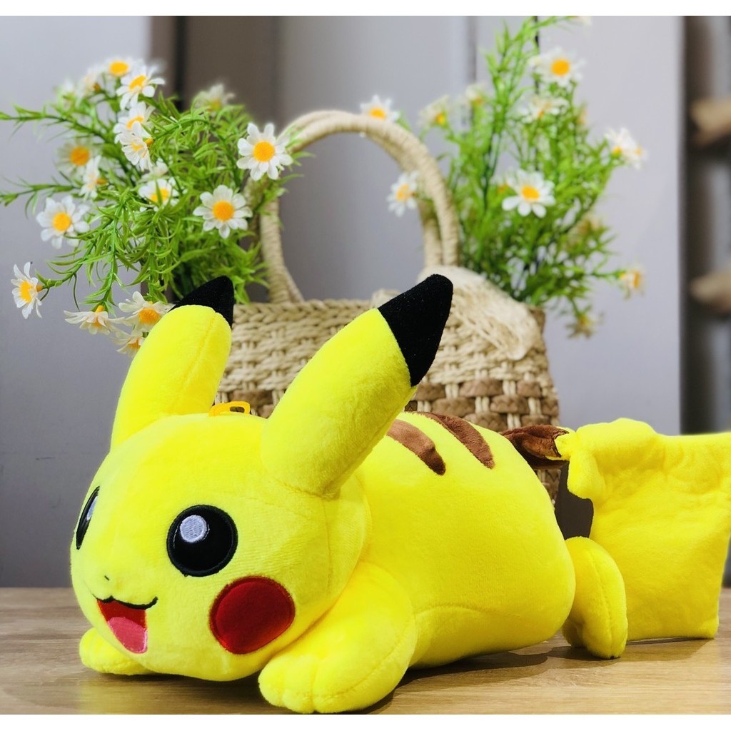 Pikachu Stuffed Animal Lying (Real Photo At The shop) | Shopee Malaysia